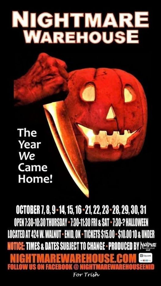 Nightmare Warehouse – Visit Enid Oklahoma Nightmare Warehouse – Visit Enid Oklahoma