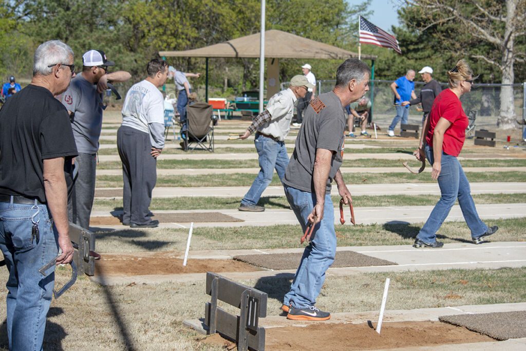 Horseshoe Pits at Meadowlake Park – Visit Enid Oklahoma